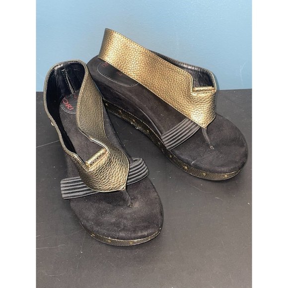 Modzori | Shoes | Modzori Womens Black Bronze Sandals Size 7 2263 ...